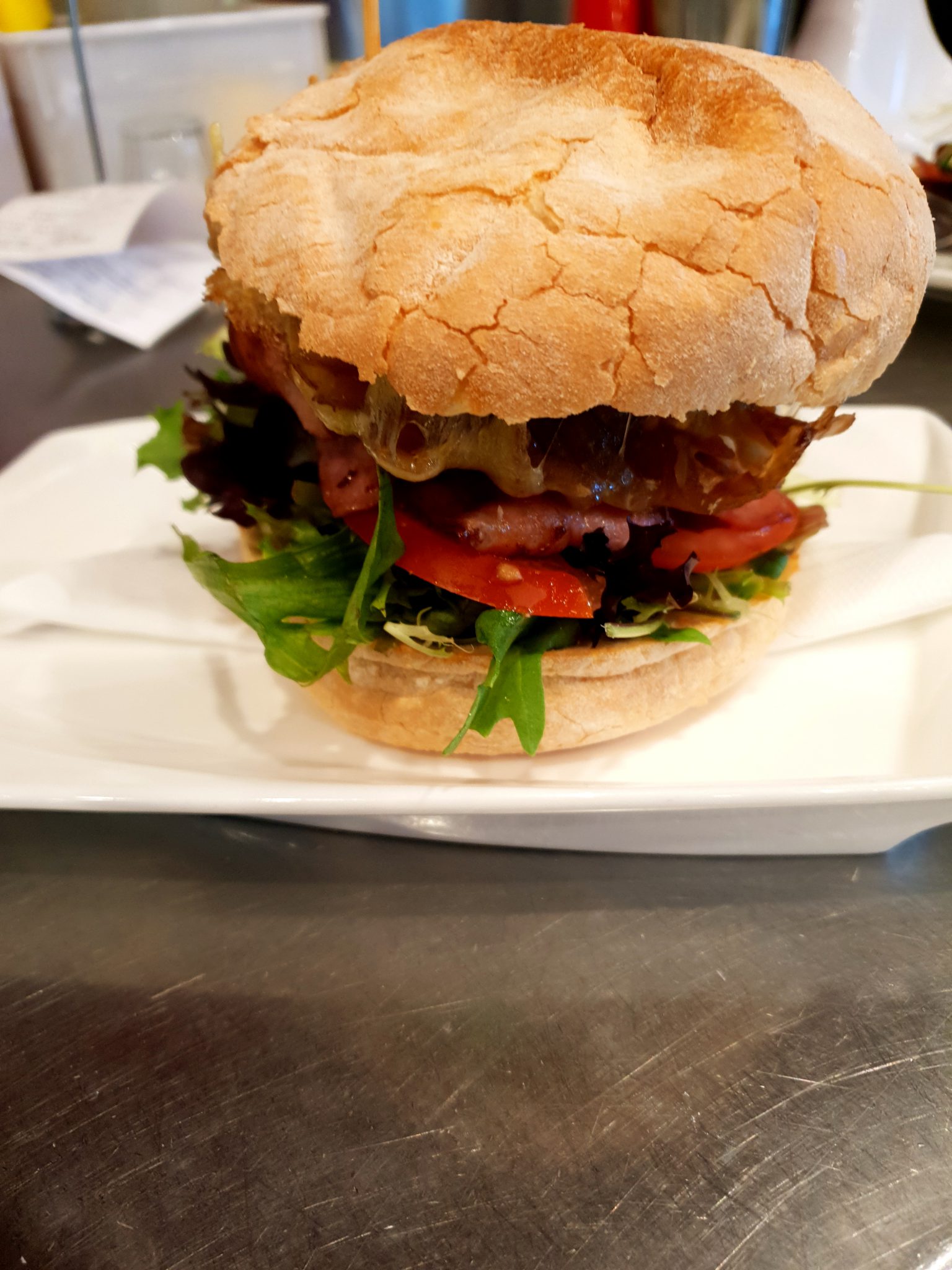 Deluxe Brekky Burger – Pepper N Salt Cafe