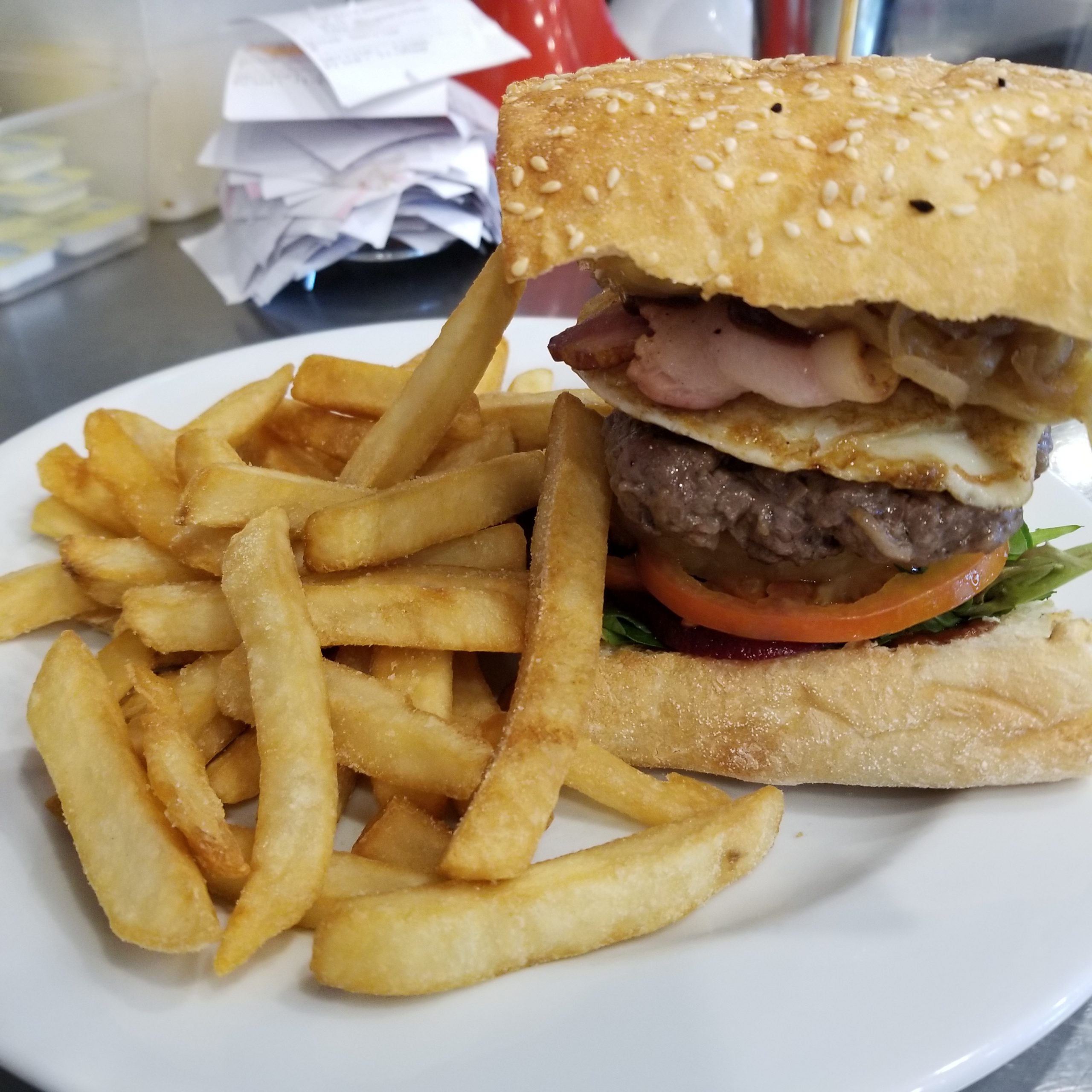 Works Beef Burger – Pepper N Salt Cafe